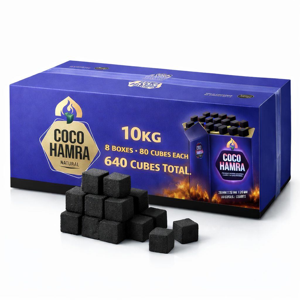 Coco Hamra Coconut Charcoal 10KG Lounge Package – Hookah Habibi